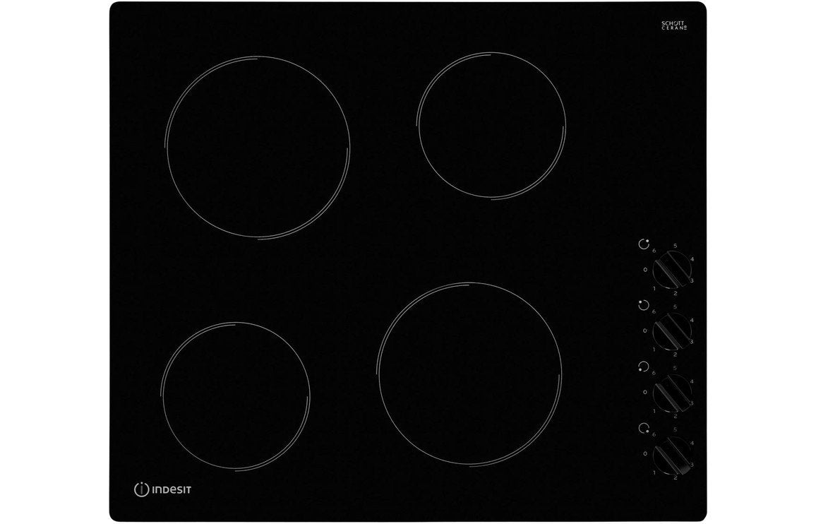 Indesit RI 860 C 60cm Ceramic Hob - Black